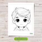 10 Free Boyish Coloring Pages To Print - DIY Coloring Artistry