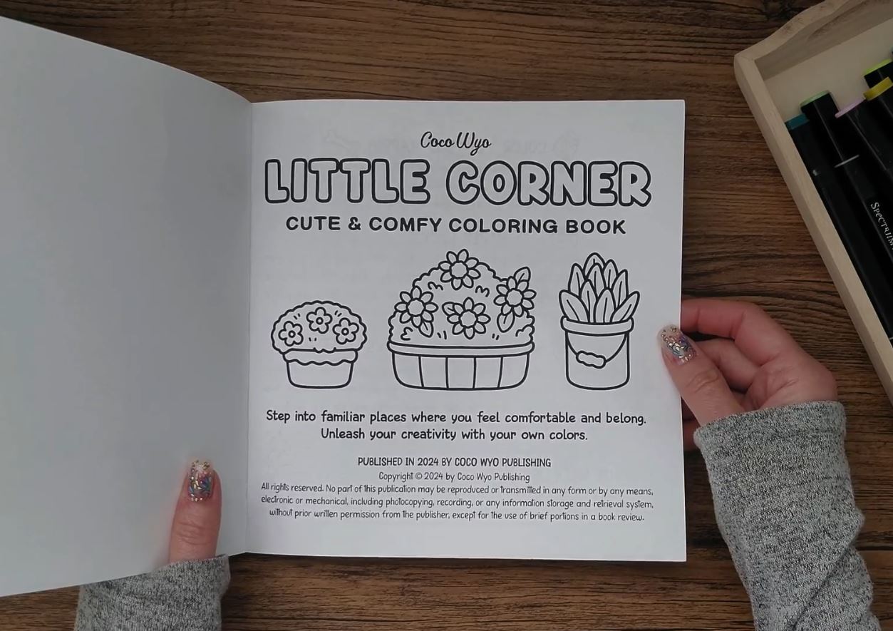 Coco Wyo Coloring Book Review: Little Corner - DIY Coloring Artistry