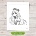 29 Free Princess Coloring Pages To Print - DIY Coloring Artistry