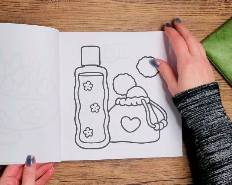 Coco Wyo Glow Cosmetics Coloring Book Review - DIY Coloring Artistry