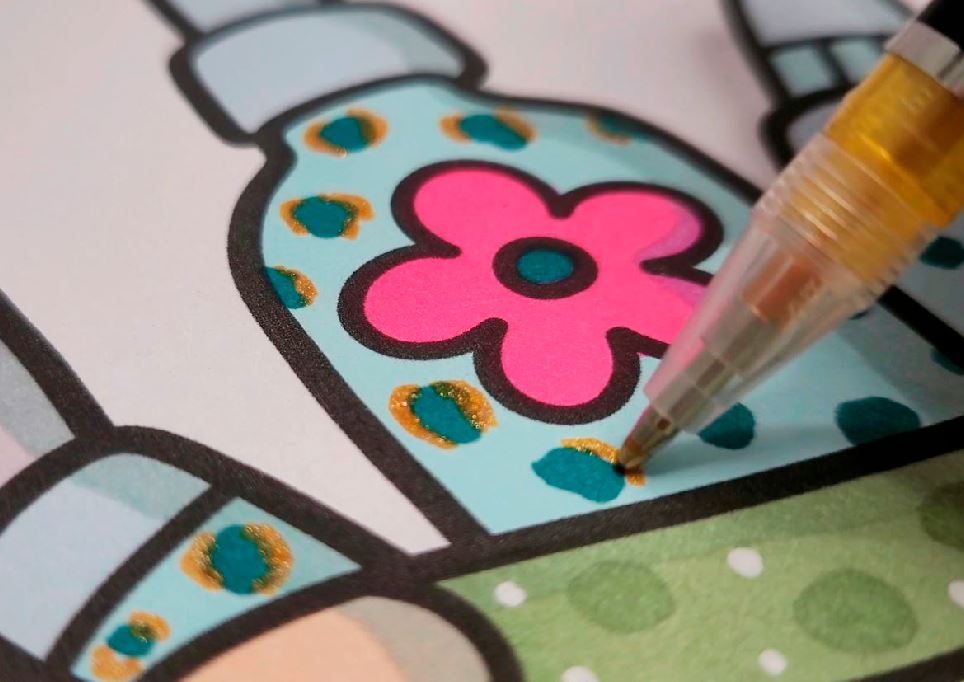 Coco Wyo Glow Cosmetics Coloring Book Review - DIY Coloring Artistry