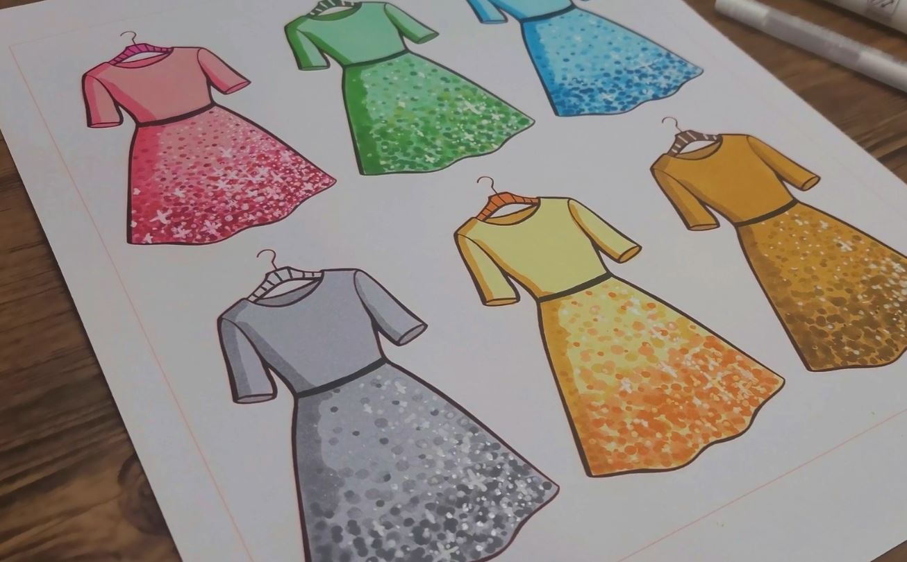 How To Color Glitter With Alcohol Markers - DIY Coloring Artistry